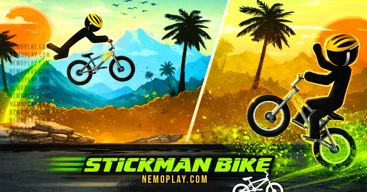 Stickman Bike | Play Free Online Games on NemoPlay